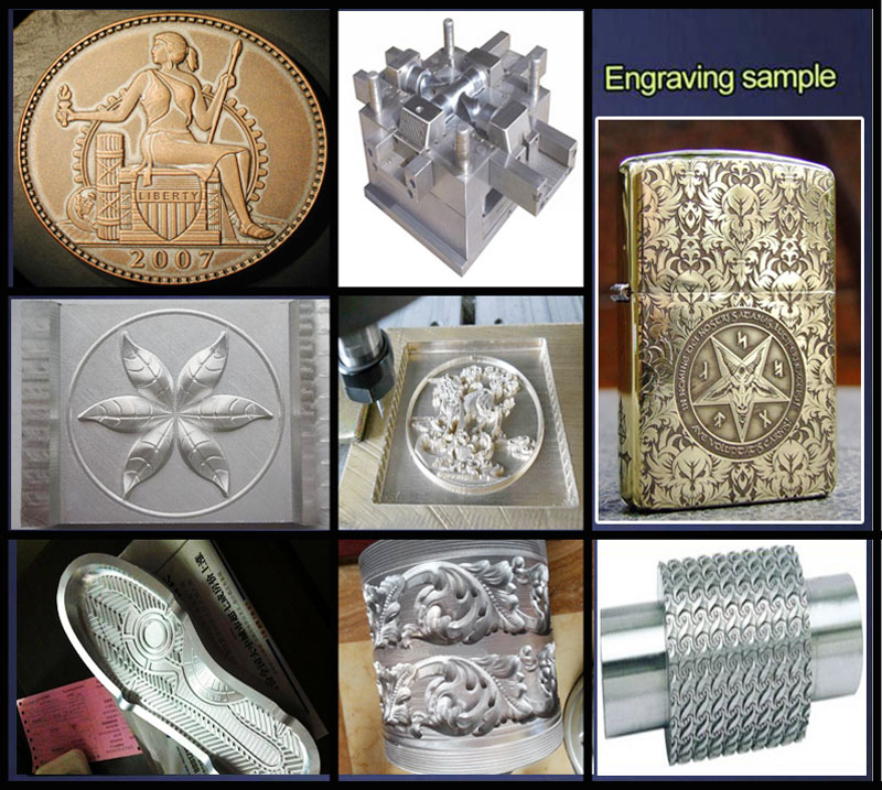 Aluminum steel metal molding engraving machine from China Manufacturer ...