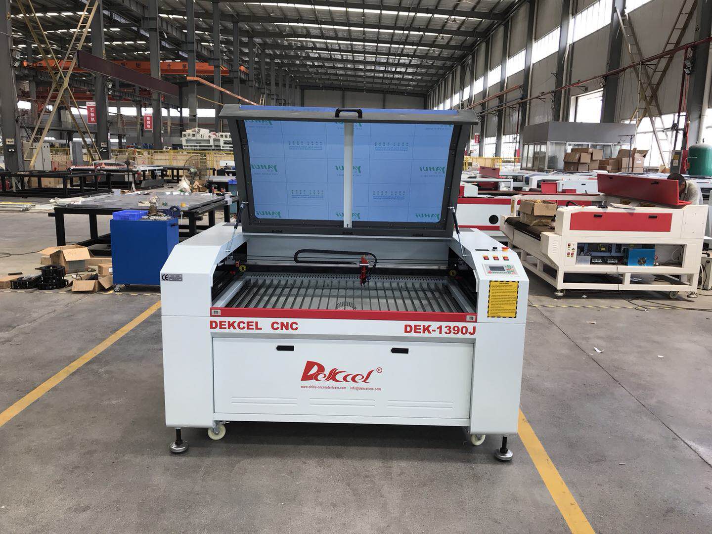 New cnc laser engraving machine ready ship to US from china - Dekcel ...