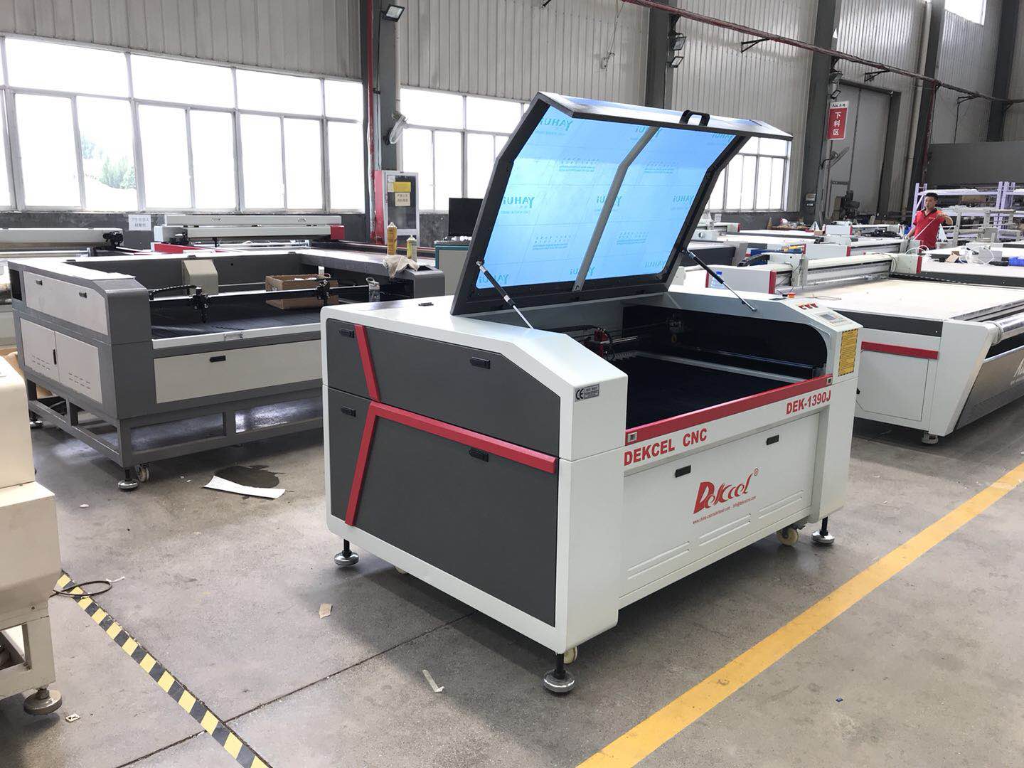 New cnc laser engraving machine ready ship to US from china - Dekcel ...