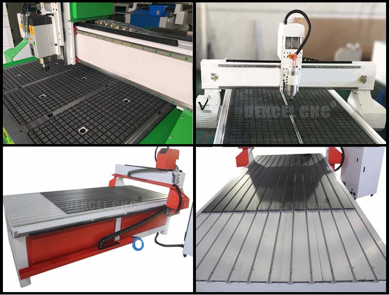 The introduction of vacuum table and T-Slot table of wood cnc router ...